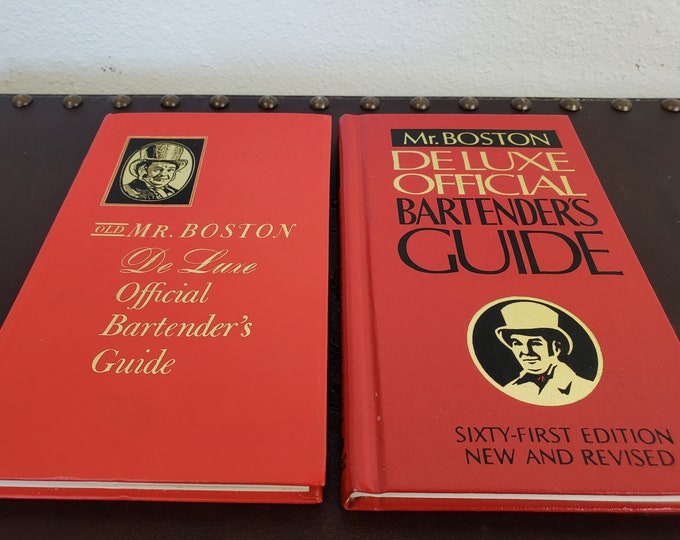 Mr. Boston Deluxe Official Bartenders Guide Books / Mixologist Gifts / Bartender's Gifts ...