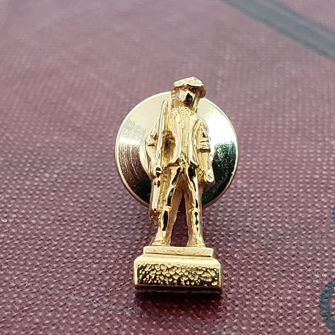 Sterling Silver &gold Wash Military Rifleman Pin / Military Theme ...