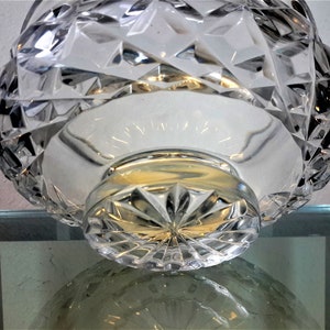 Waterford Crystal Footed Bowl Comeragh Pattern / Cut Irish | Etsy