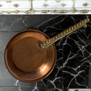 Chafing Dish Hammered Copper & Brass Brutalist Design ~ Double Stacking ...