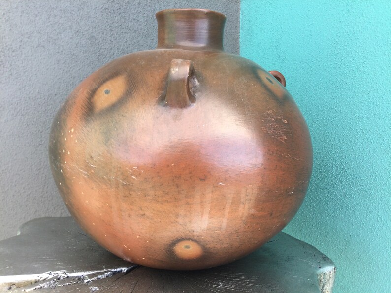 Native American Pit Fired Pottery Water Vessel Hand Crafted - Etsy