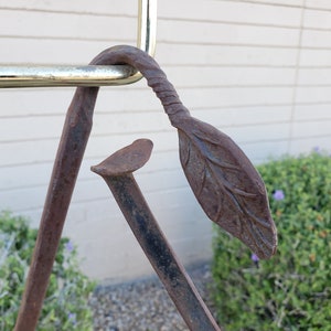 Forged Iron Triangle Dinner Bell / Large Supper Bell / Triangular Bell ...