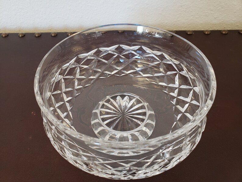 Waterford Crystal Footed Bowl Comeragh Pattern / Cut Irish | Etsy