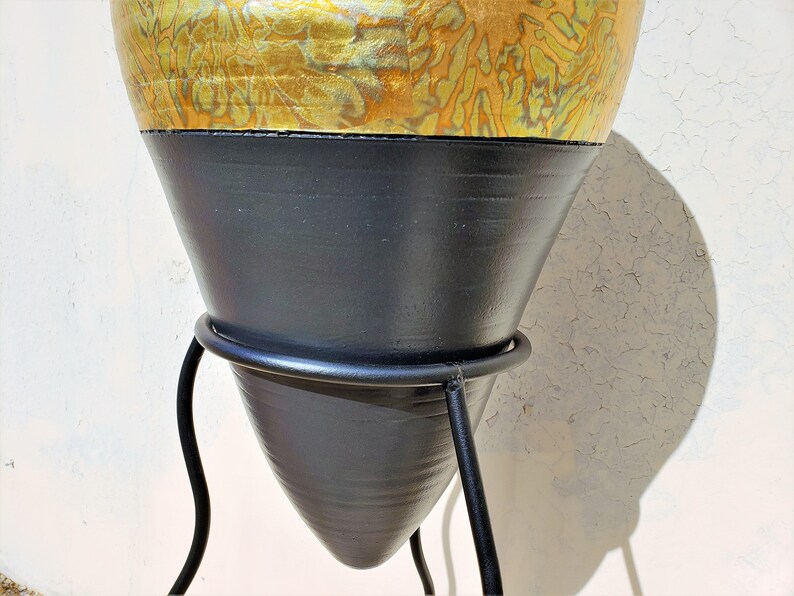 Michael Weinberg Raku Vessel Antler Handle Raku Pottery - Etsy