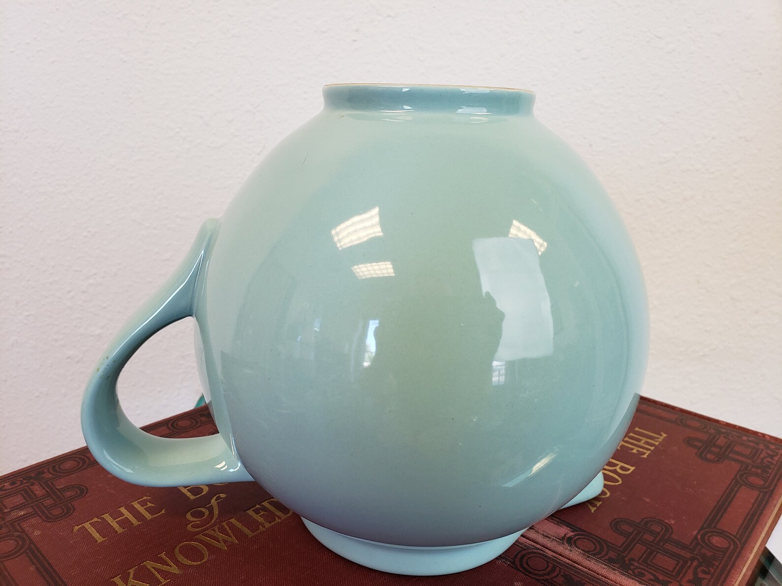 RB Alcobaca Ceramic Pitcher / Turquoise Mint / Mint Green Kitchenware ...