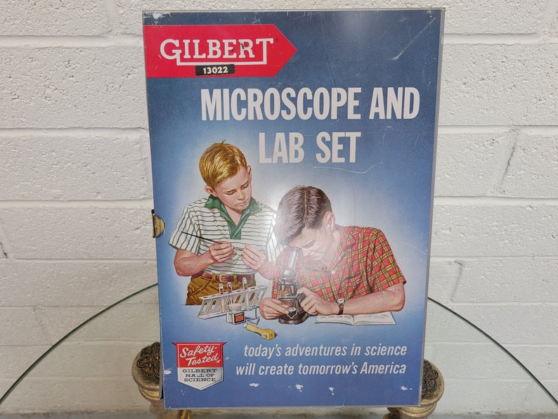 1950's Gilbert Microscope and Lab Set 13022 / Vintage Toy - Etsy