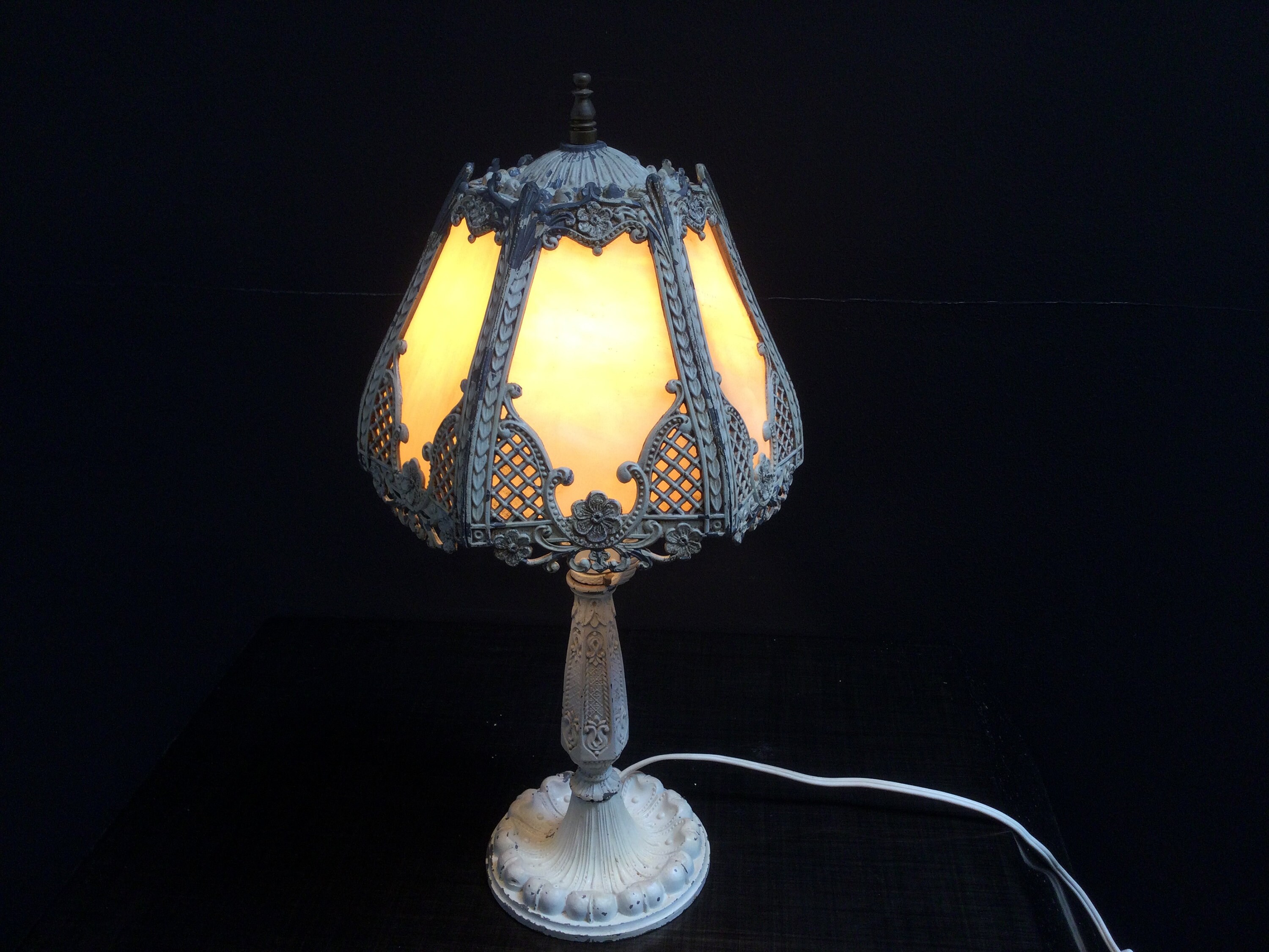 Antique Slag Lamp Identification