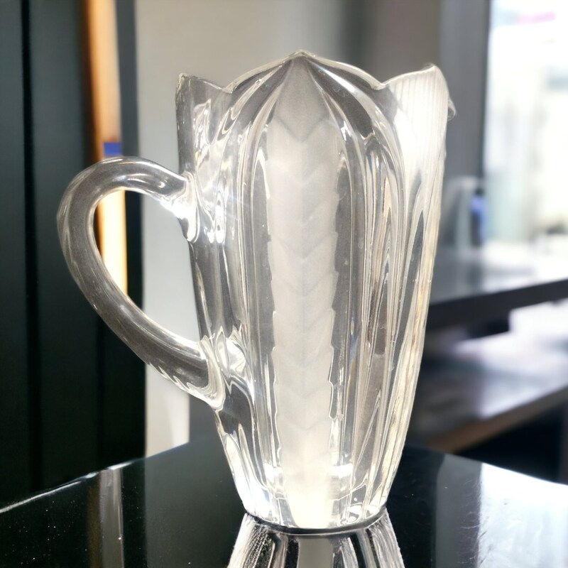 Clear Glass Pitcher - Etsy