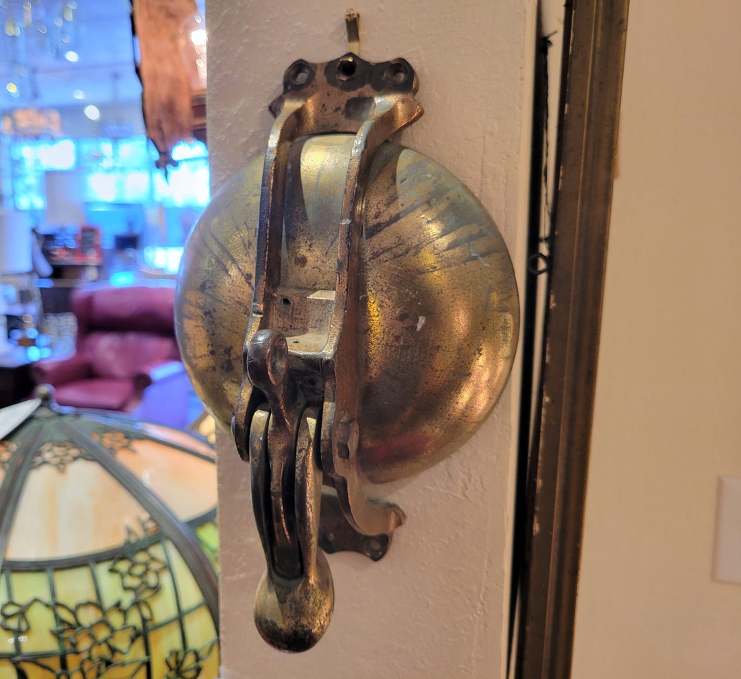 Antique Brass Trolley Car Bell ~ Trolley Street Car ~ Railway ...