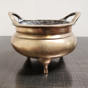 Chinese Bronze Xuande Censer Pot / Ceremonial Meditation Decor ...