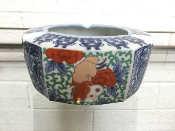 Hand Painted Japanese Ashtray Made in Japan Vintage - Etsy