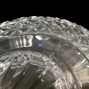 Waterford Crystal Signed Master Cutter Collection 10 1/2 Oval Bowl W ...