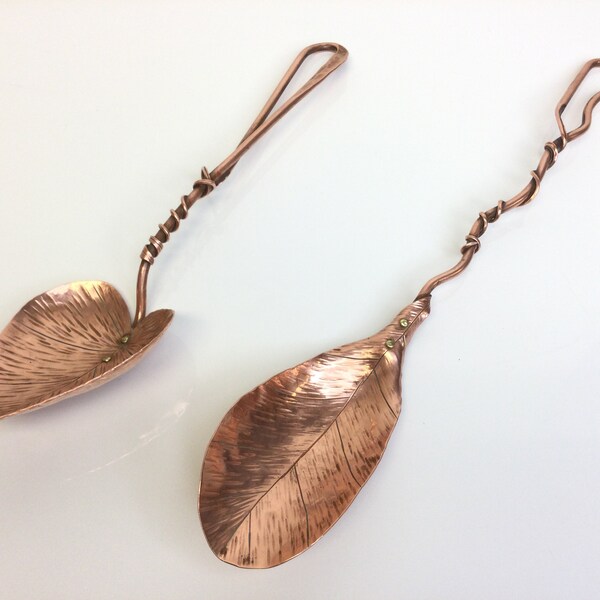 Copper Serving Spoon - Etsy