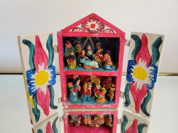 Peruvian Folk Art Small Retablo / Birth of Christ / Nativity | Etsy