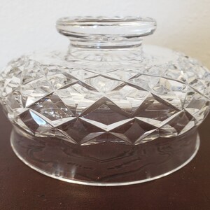 Waterford Crystal Footed Bowl Comeragh Pattern / Cut Irish | Etsy