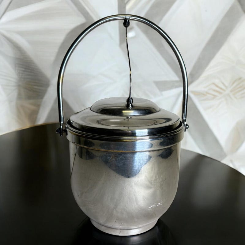 Silver Ice Bucket - Etsy