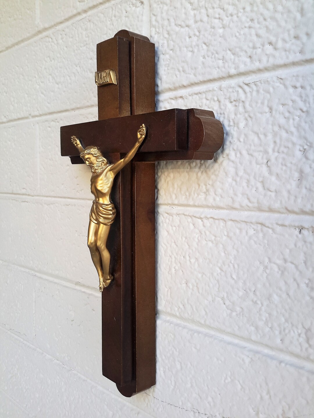 1960's Inri Holy Crucifix With Sick Box Spiritual Wellness Catholic ...