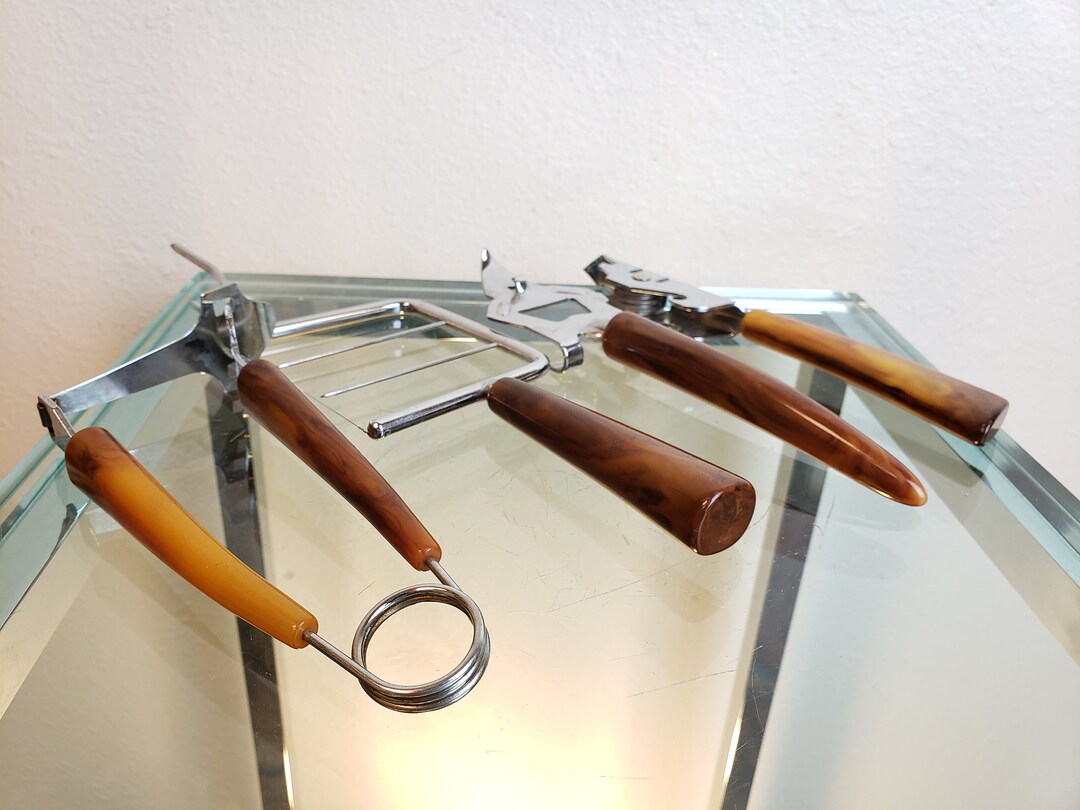 Bakelite Kitchen Utensils ~ Set of 4 Bakers Utensils ~ Vintagesouthwest ...