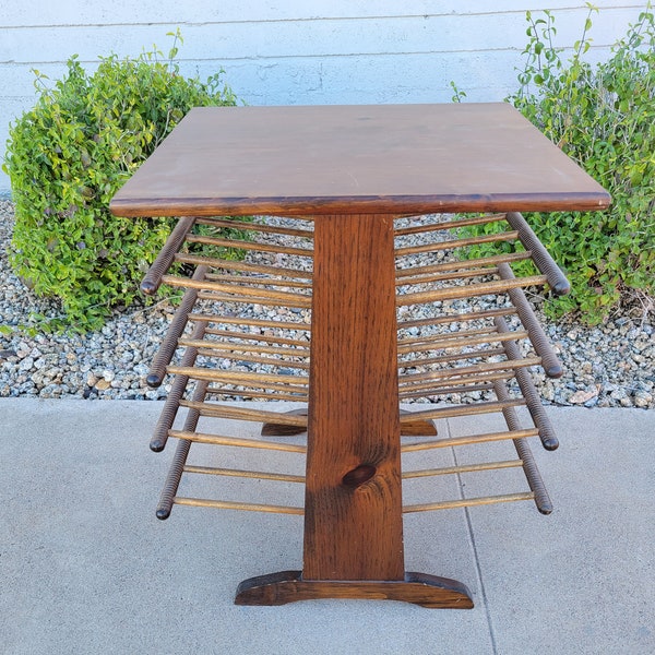 Magazine Rack Table - Etsy