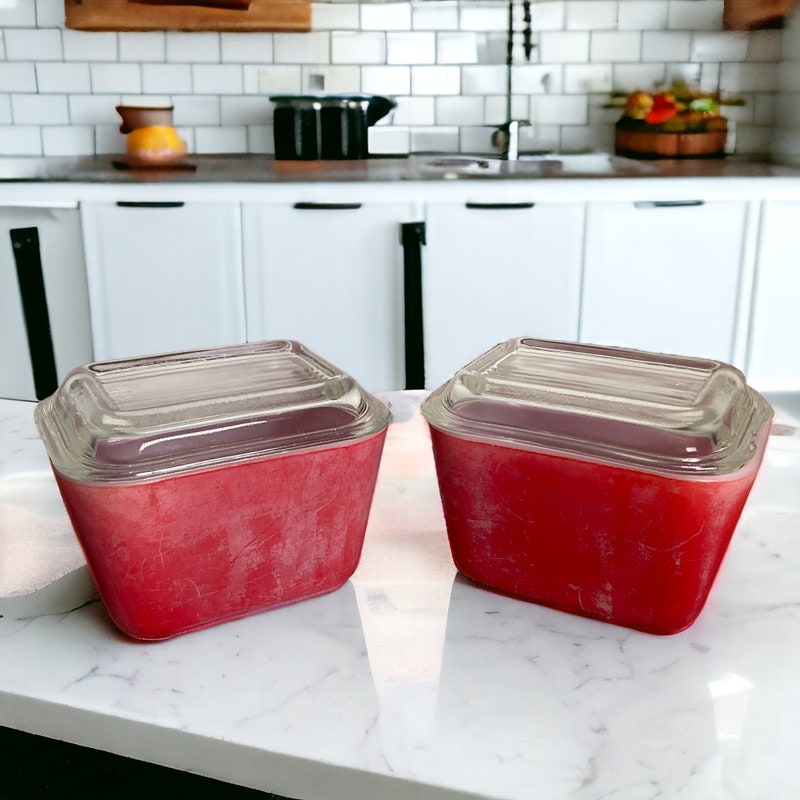 Red Pyrex - Etsy