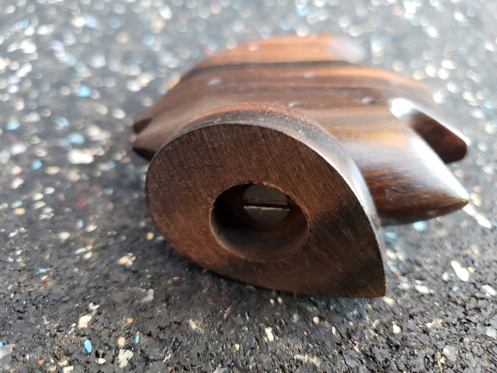 Rosewood Angel Fish Toothpick Holder / Hawaiian Tiki Bar / - Etsy