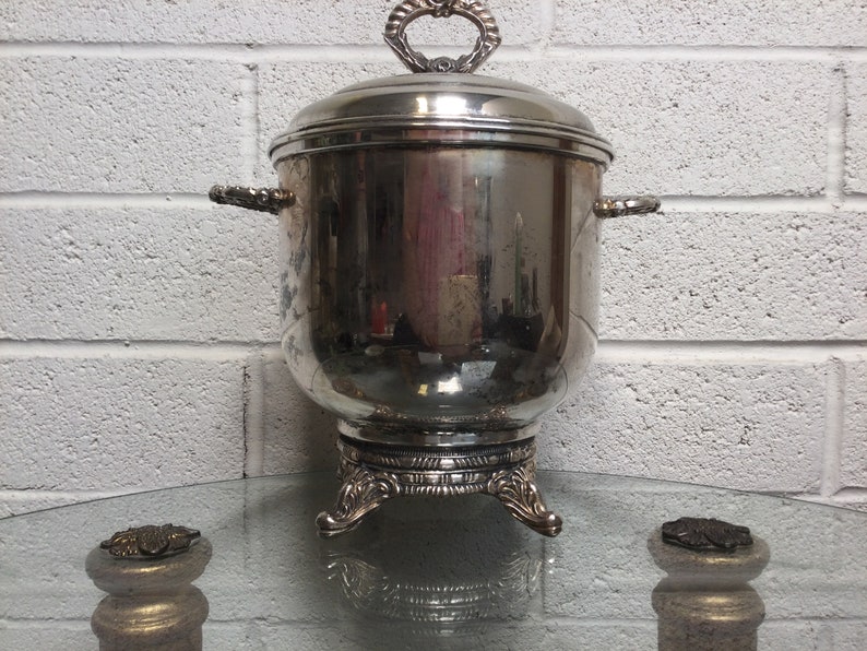 Trophy Ice Bucket Grand Champion Paint Mare footed Silver - Etsy