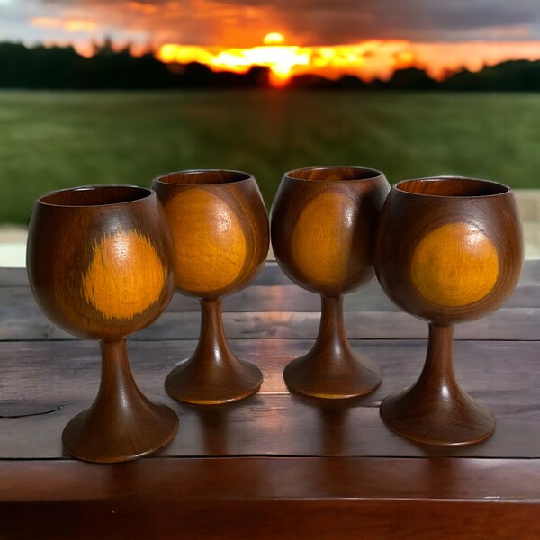 Rustic Wine Glasses - Etsy