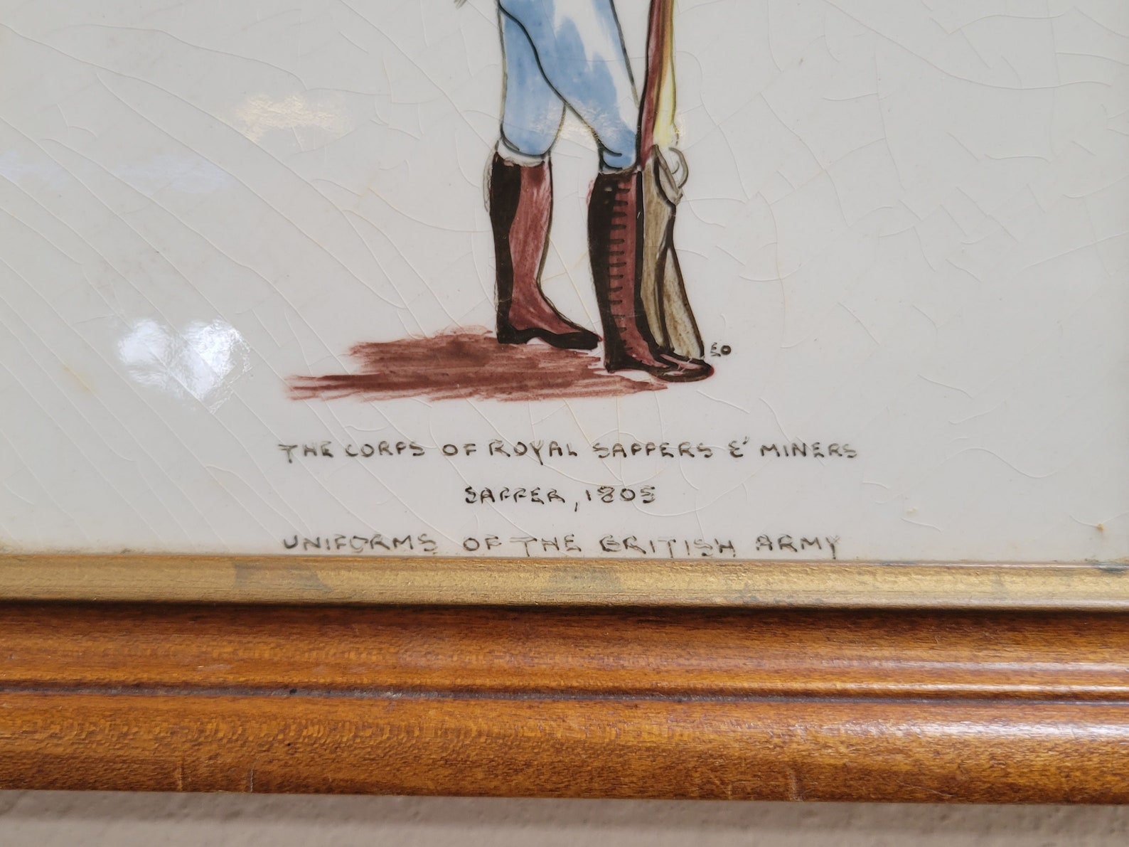 English Tile Uniforms of the British Army the Corps of Royal | Etsy