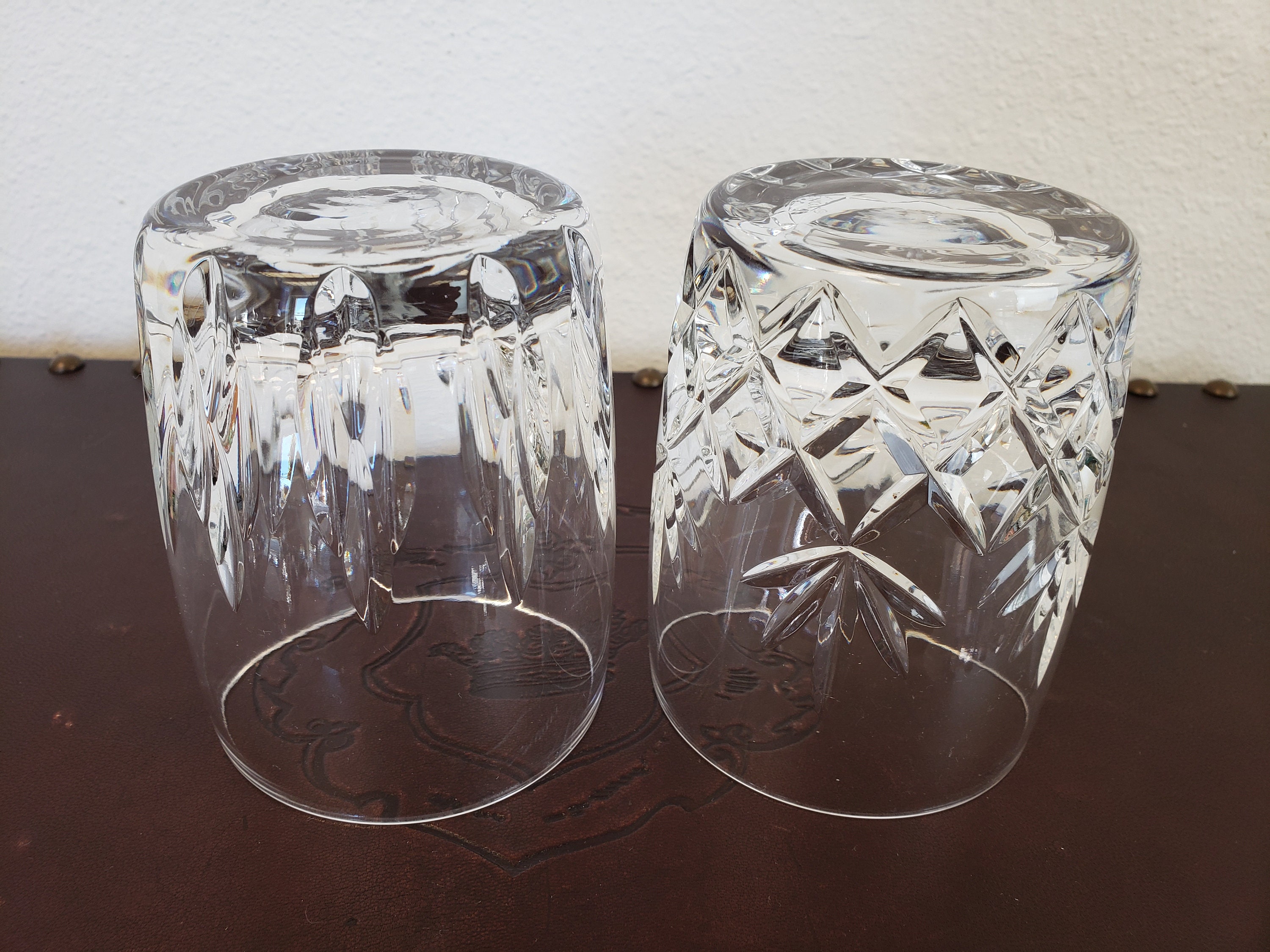 Lenox Crystal Barware Glasses / Set of 2 Double Old Fashioned 12oz ...