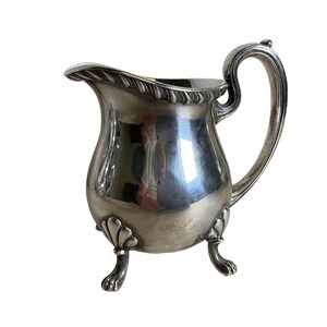 Crescent Silverplate Tea Service ~ Vintage Lidded Teapot Creamer ...