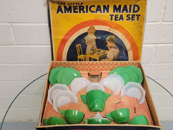 1940s Little American Made Tea Set Vintage Girls' Toys - Etsy