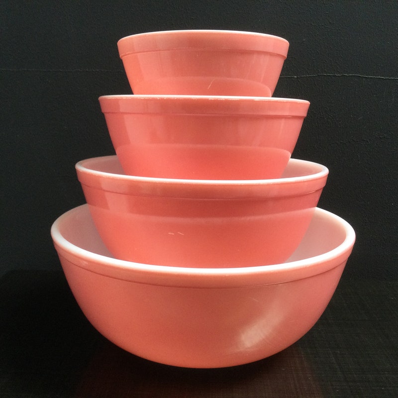 Pink Pyrex Bowls - Etsy