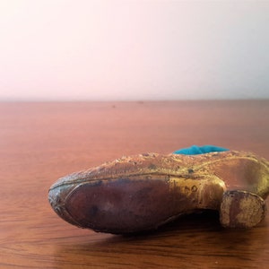 Victorian Boot Pin Cushion / Victorian Sewing Supplies / Gold Tone ...