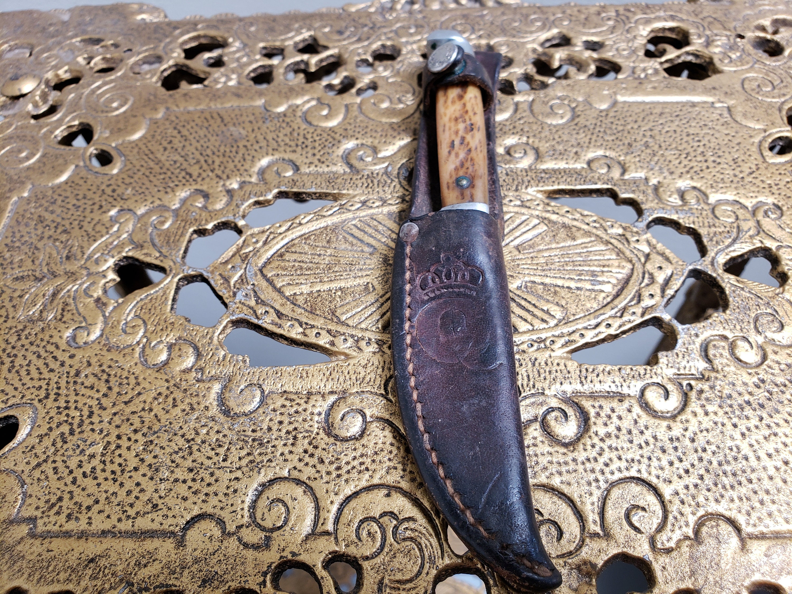 Queen Cutlery Boning Knife With Leather Sheath / - Etsy