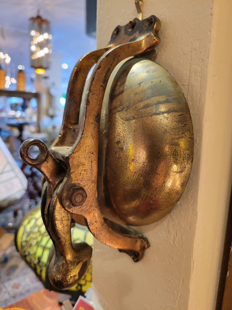 Antique Brass Trolley Car Bell Trolley Street Car Railway - Etsy