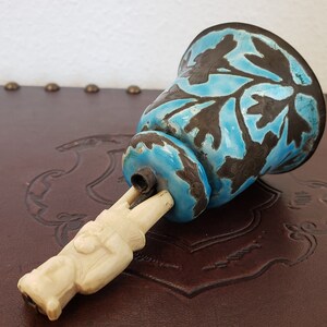 Chinese Enamelware Erotica Bell / Antique Chinese Bell / Carved Bone ...