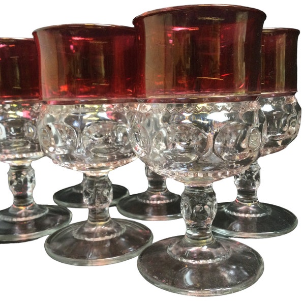 Ruby Flash Glass - Etsy