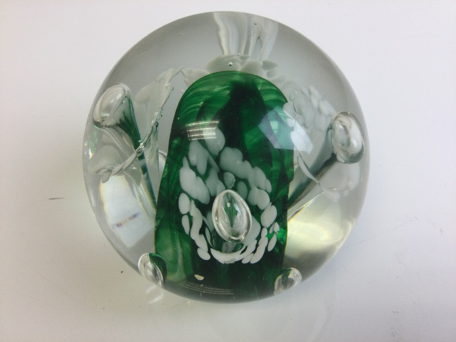 Prestige Art Glass Paperweight elwood Indiana USA Vintage - Etsy