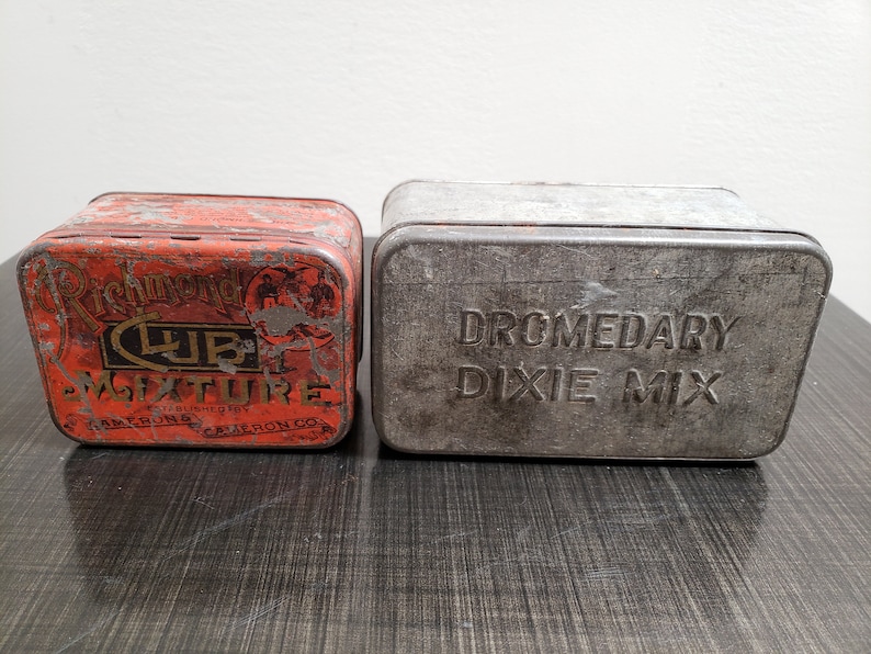 Richmond Club Mixture & Dromedary Dixie Mix Tin Boxes / Pair - Etsy