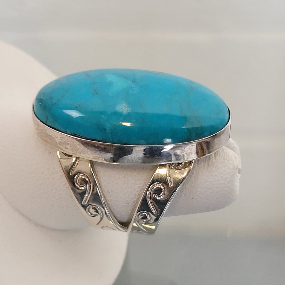 Jay King Turquoise Ring Sz 6 3/4 ~ Mine Finds Jewelry ~ Southwest ...