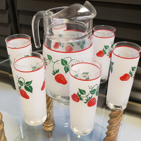 Strawberry Pitcher - Etsy