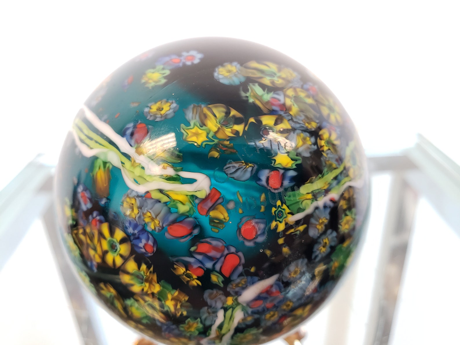 Caithness Glass Paperweight / Midsummer Series / Scottish | Etsy