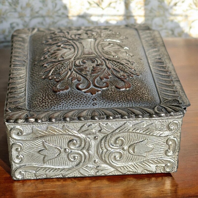 Metal Trinket Box - Etsy