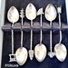 Sterling Silver Demitasse Spoon Set of 6 / Sakai Silversmiths Japan ...