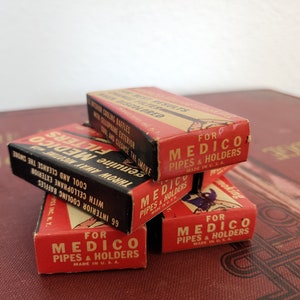 Medico Pipe & Holder Tobacco Pipe Filters / Tobacco Pipe Supplies / Lot ...