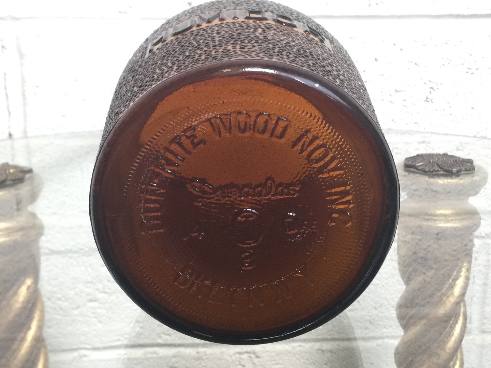 Dun-rite Glass Humidor Amber Glass Humidor Tobacconist - Etsy