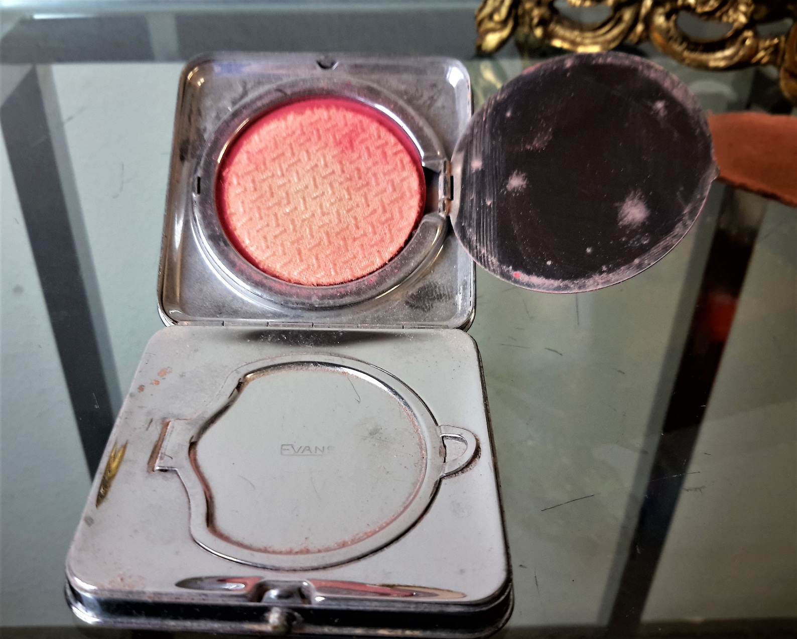 Evans Compact Case / Vintage Makeup Case / Loose Powder | Etsy