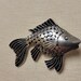 Sterling Silver Fish Brooch / Handcrafted Silversmith Brooch / - Etsy