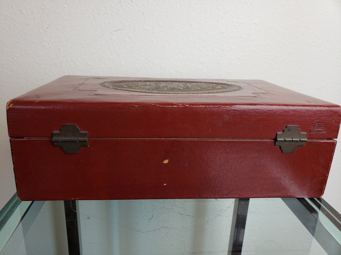 Smith Crafted Chicago Embossed Leatherette Box / Repurposed - Etsy