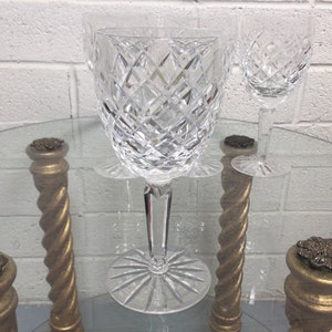 Waterford Crystal Comeragh ~ Water Goblets Set of 4 ~ Vintage Waterford ...